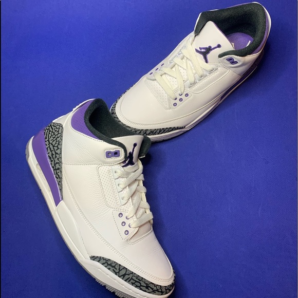 Shoes | Air Jordan Retro 3 Dark Iris | Poshmark